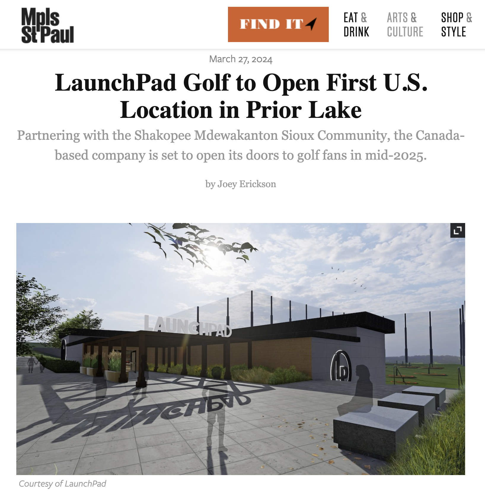 Launchpad Coming to Minnesota — TwinCitiesGolf.com - Voted Minnesota's #1 Golf Website